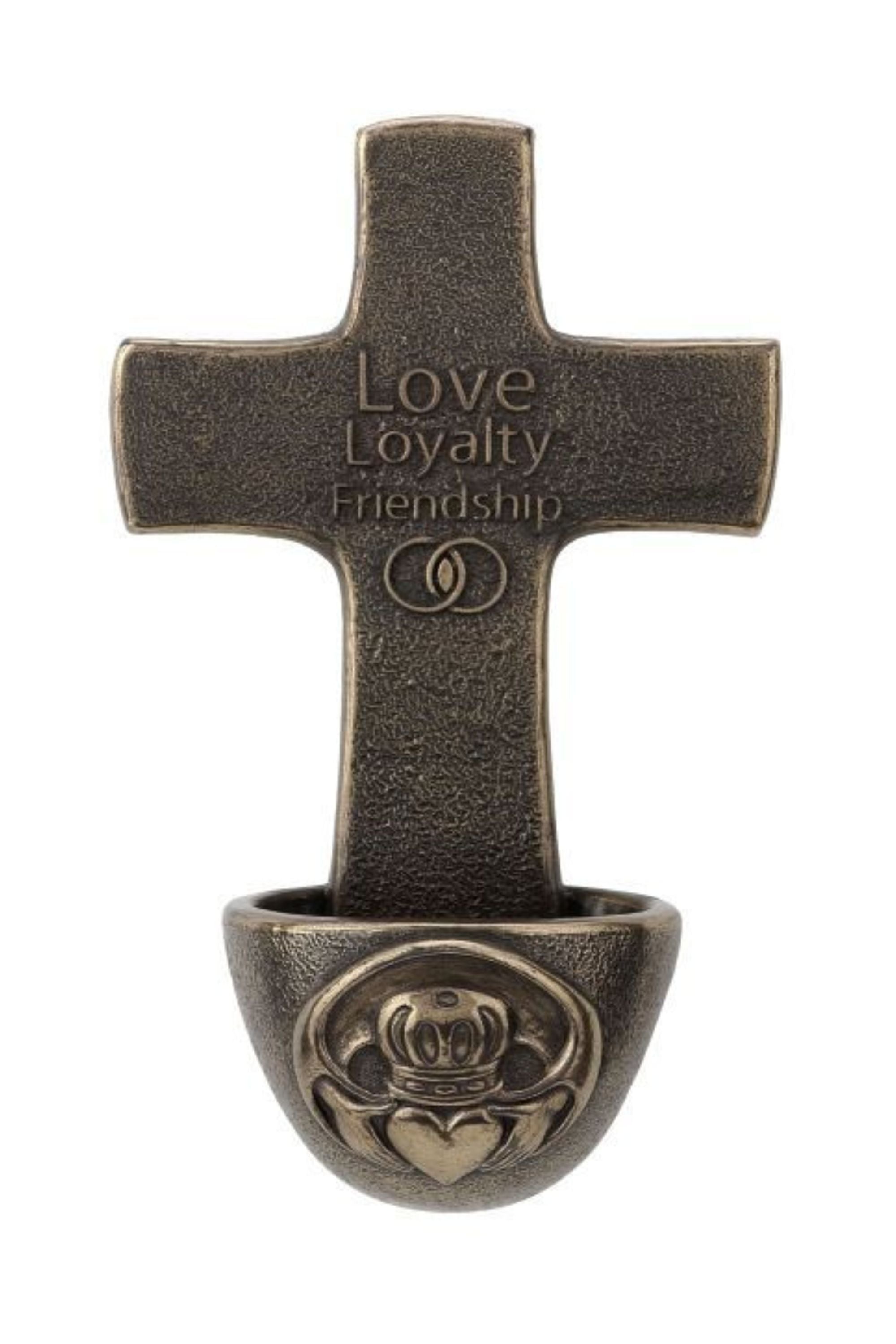 GN-9852 Genesis Claddagh Crucifixion Font 6.5" – Goldscheider of Vienna