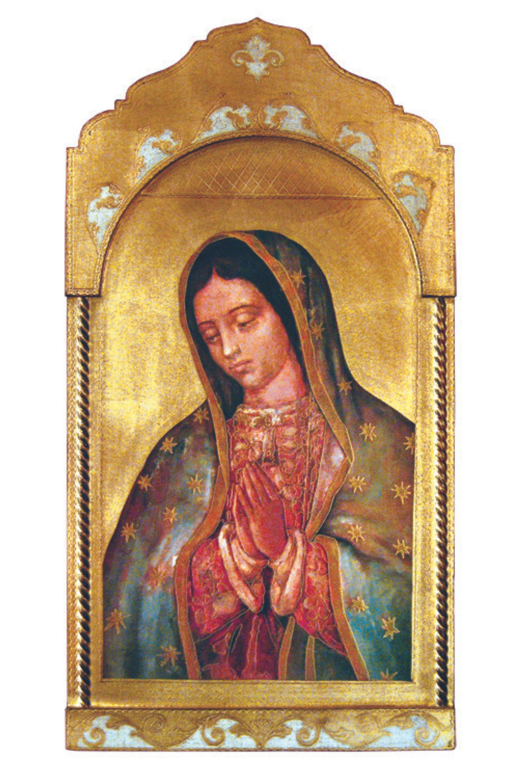 L-157-276 Guadalupe Florentine Plaque 21x41" – Goldscheider of Vienna
