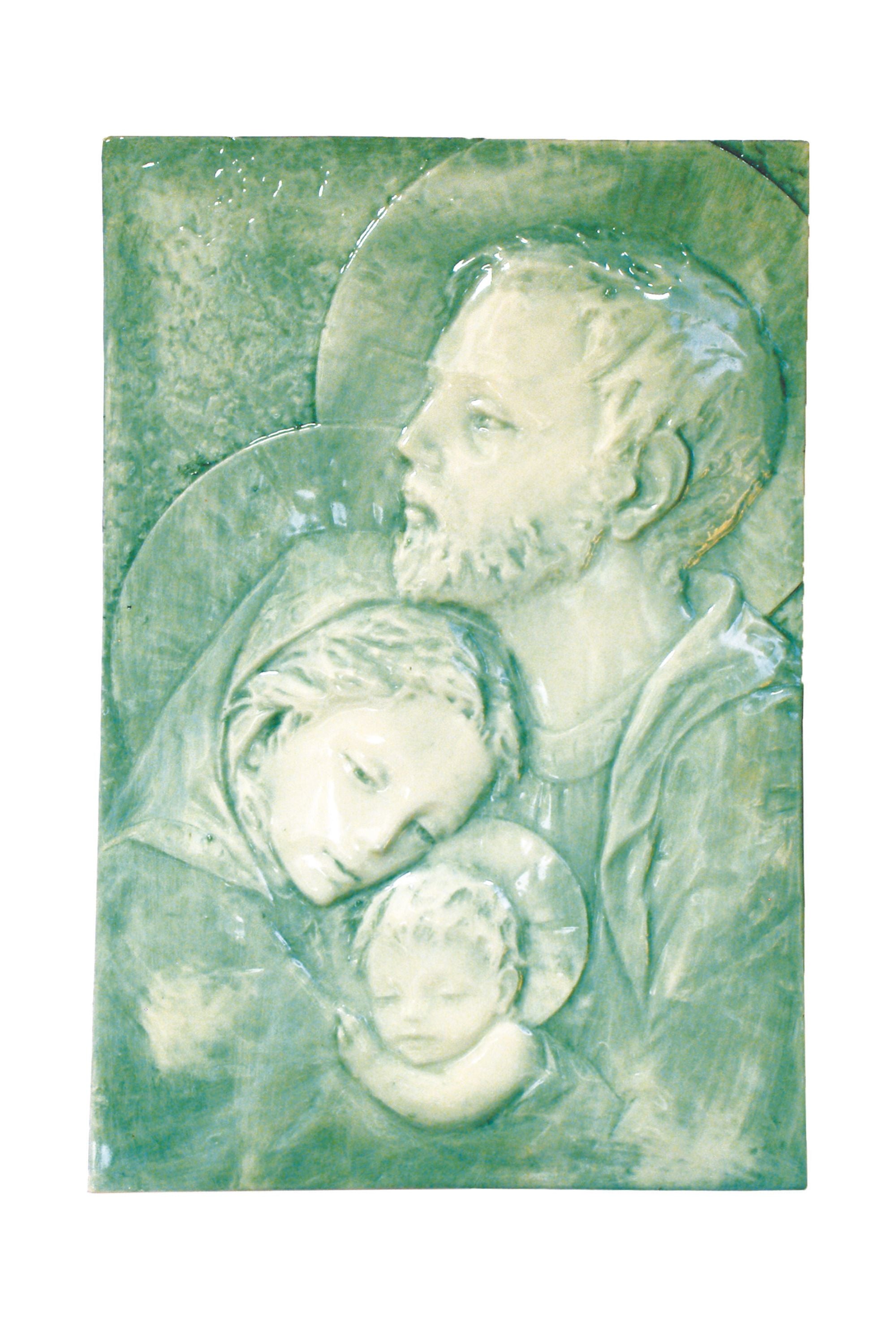 B-836 Holy Family Tile Plaque 7x10.5" – Goldscheider of Vienna