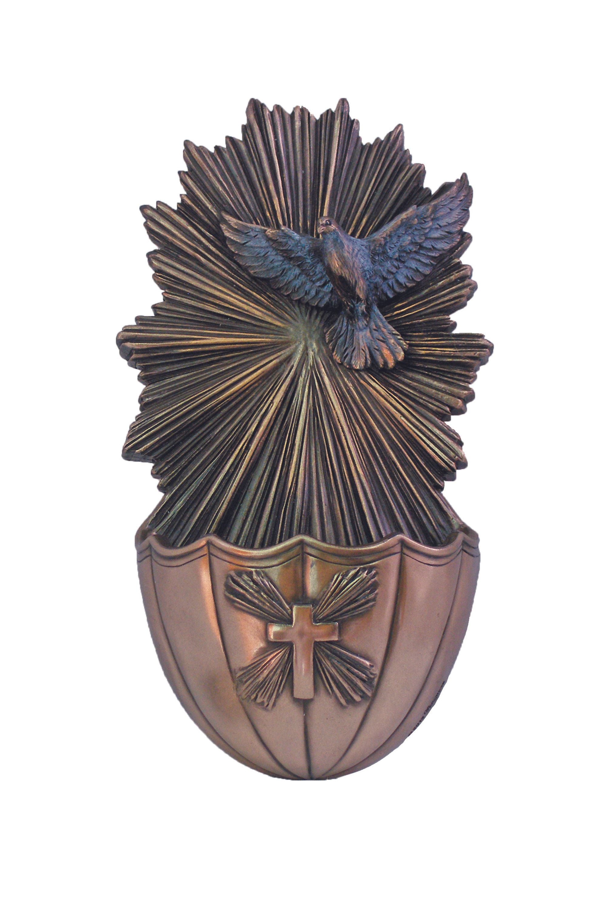 SR-75734 Holy Spirit Font in Cold Cast Bronze 6" – Goldscheider of Vienna