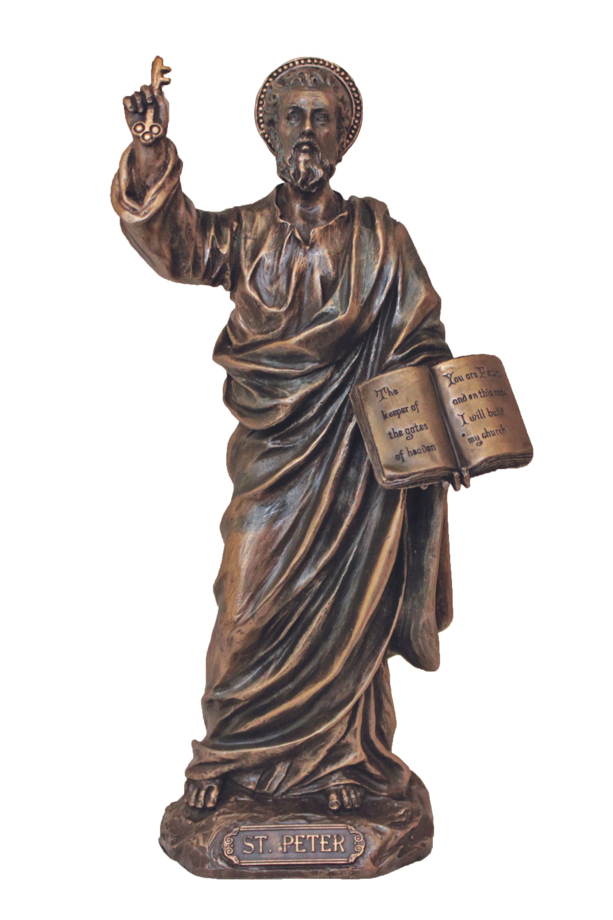SR-76023 St. Peter in Cold Cast Bronze 8" – Goldscheider of Vienna