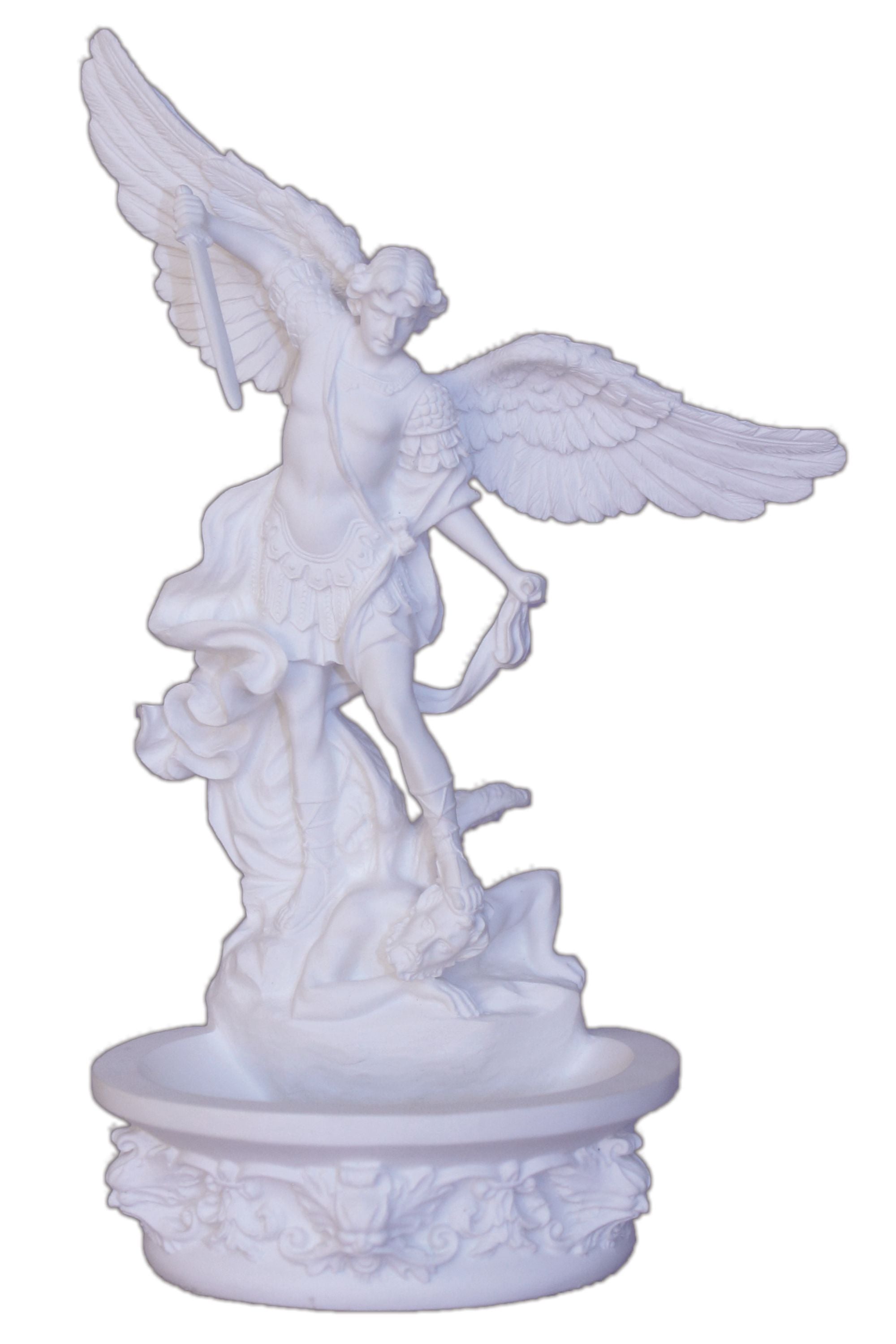 SR-76788-W Standing/Hanging St. Michael font in White 8" – Goldscheider ...